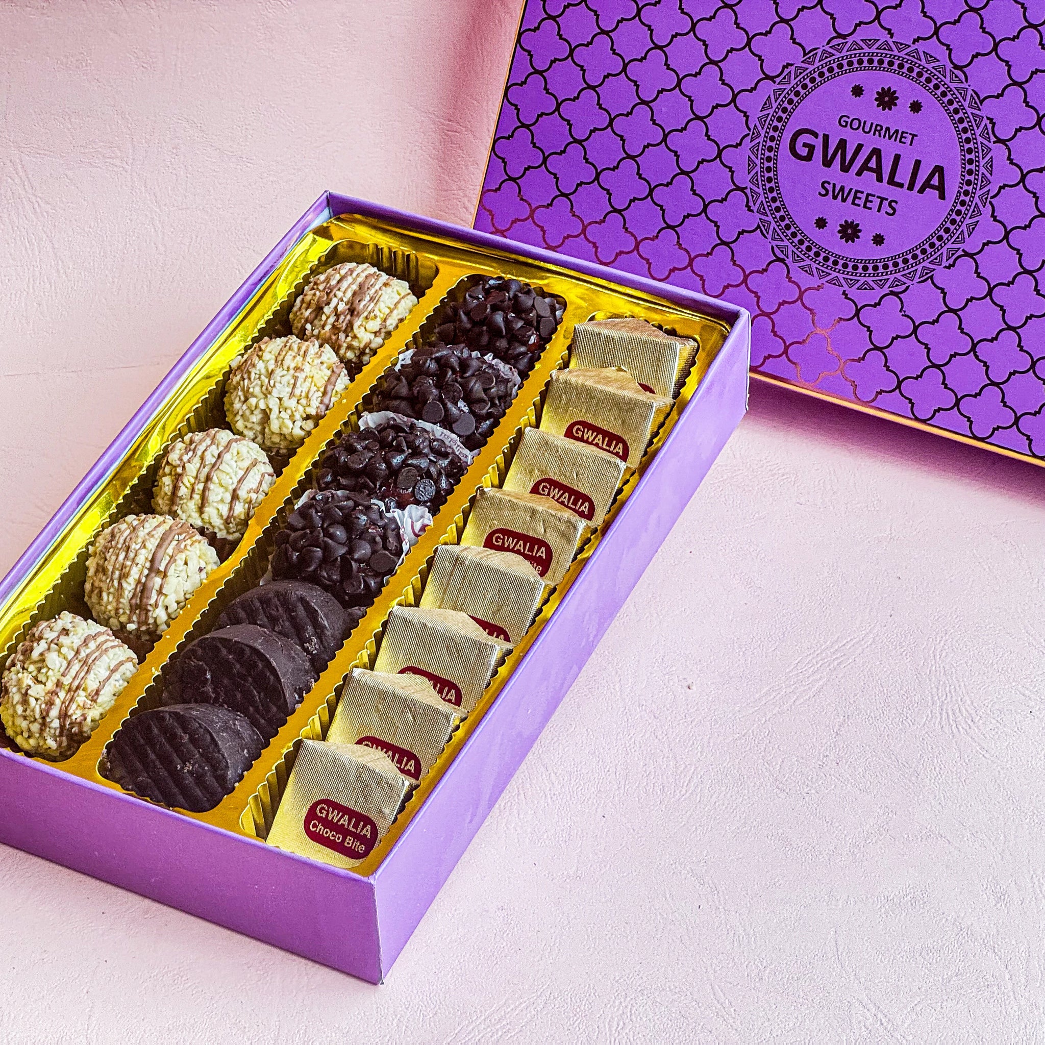 Gwalia Sweets | Best Chocolate Mithai Assorted Box in Ahmedabad